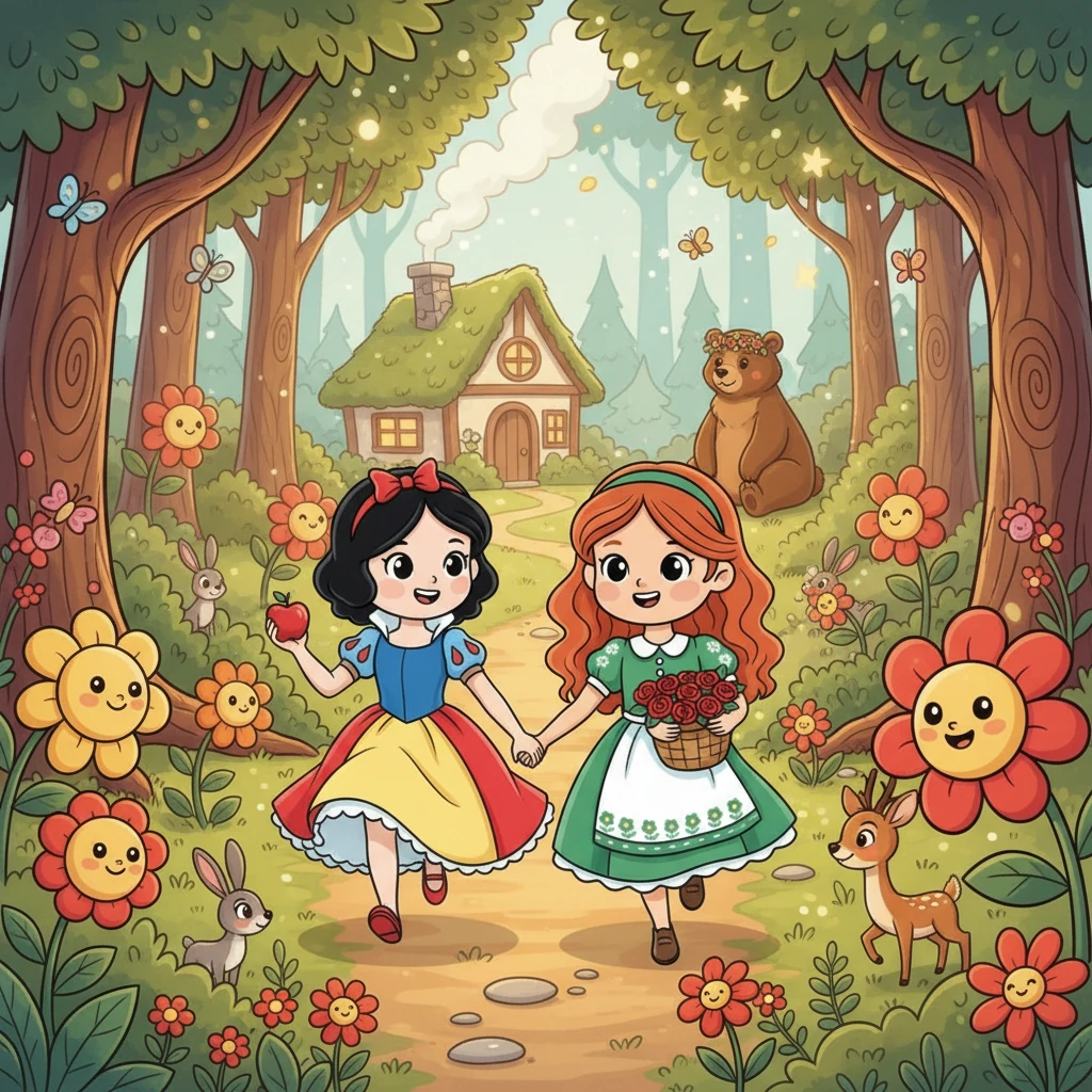 Snow White and Rose Red - fairy-tale | GenStory